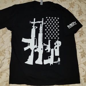 Machine Gun Vegas | Shirts | Machine Gun Vegas American Flag Tshirt ...